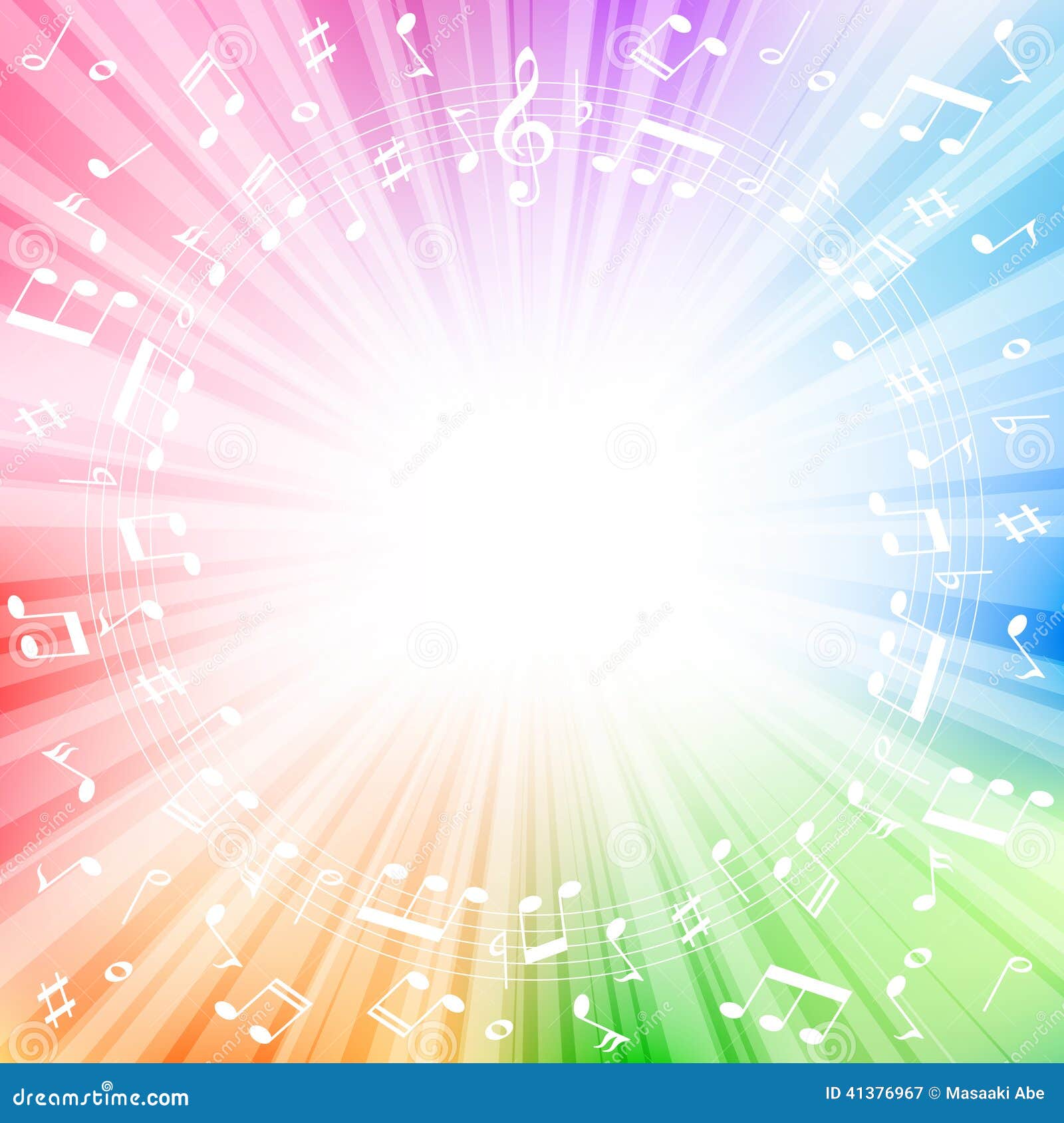Music notes background stock illustration. Illustration of note - 41376967