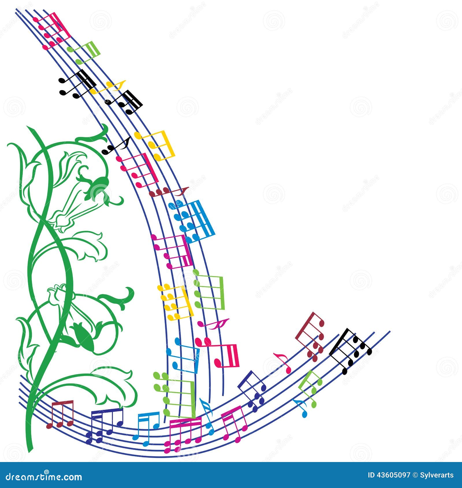 Vertical Music Border