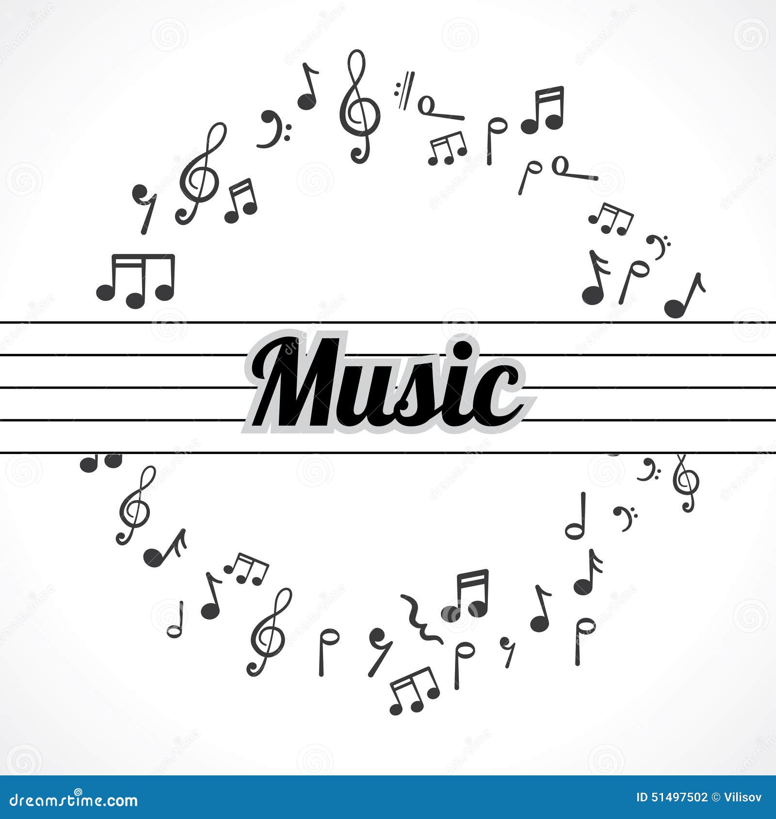 Music Note Circle Chart