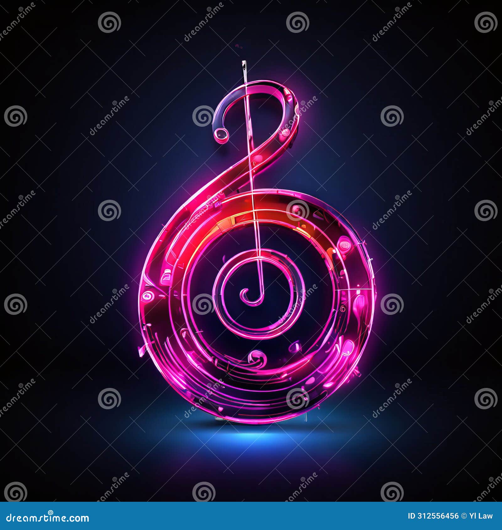 Music Notes and Clef Incorporate Musical Elements Editorial Photo ...