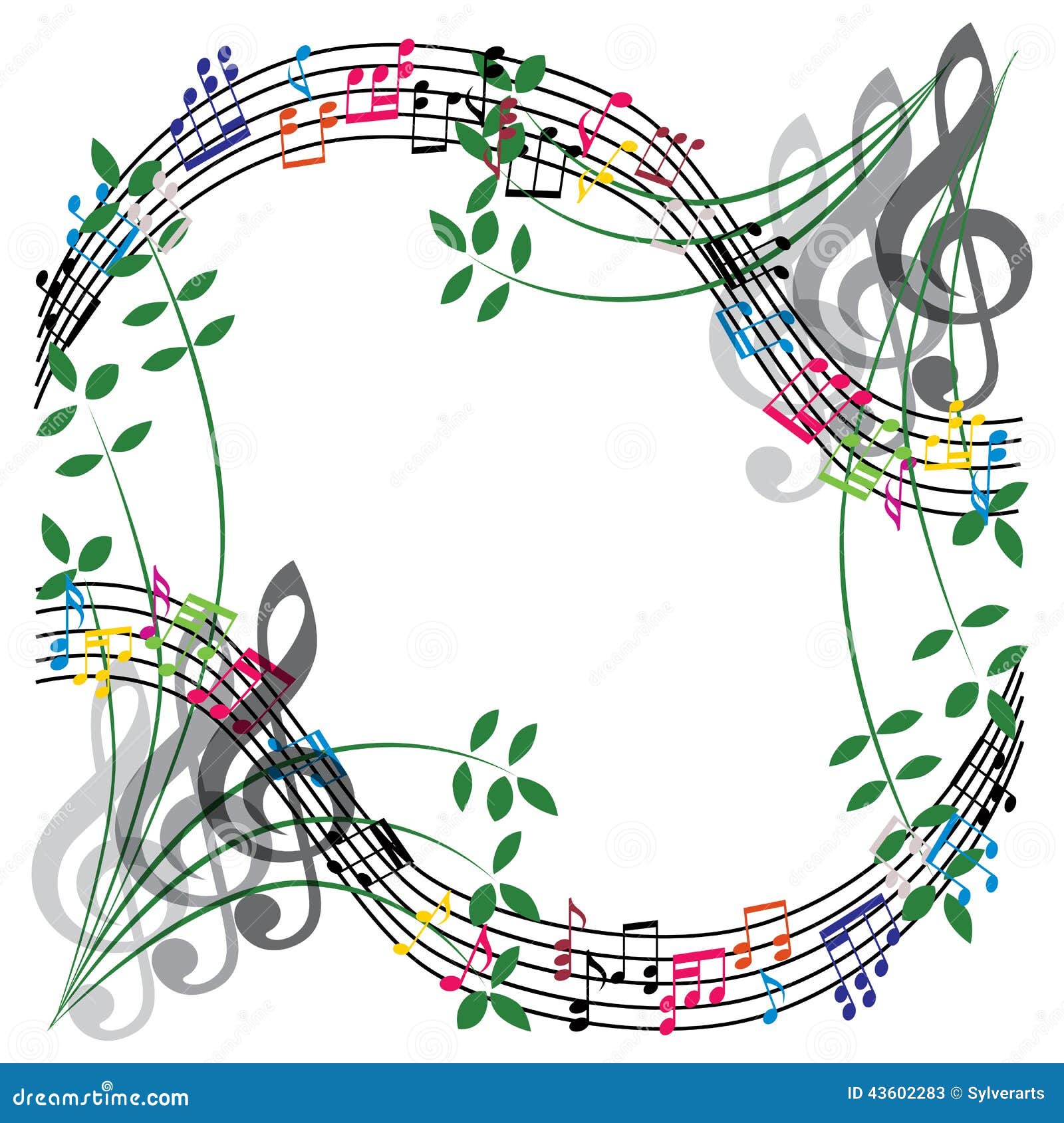 Music Notes Composition, Musical Theme Background, Vector Illustration ... Music Notes Composition, Musical Theme Background, Vector Illustration ...