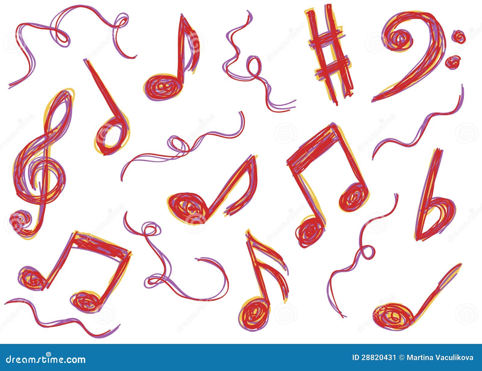 Music Note Doodle Art