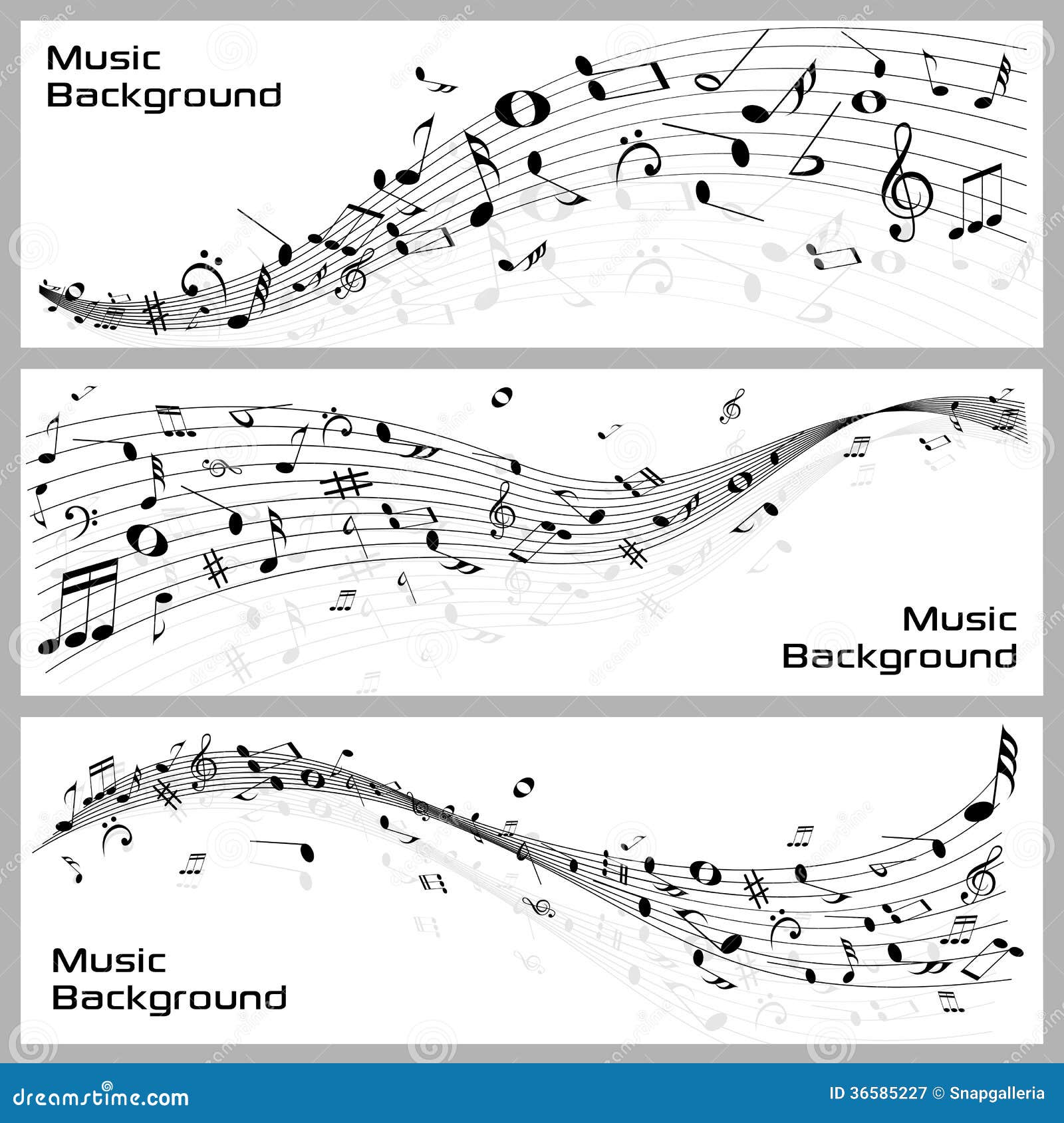 Music Notes stock illustration. Illustration of decoration - 36585227