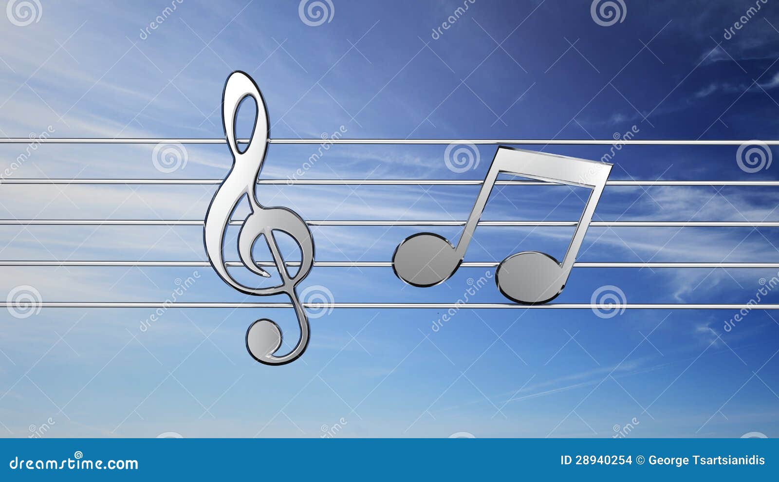 Music Notes Front Sky Stock Illustrations – 13 Music Notes Front Sky ...