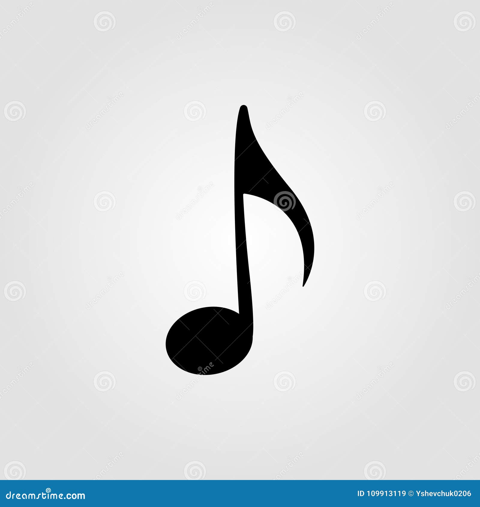 Music Notes. Gray Background. Vector Illustration Stock Vector ...