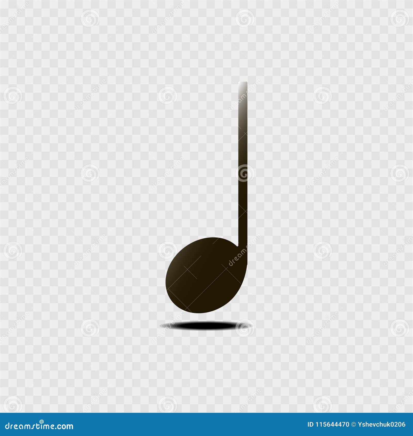 Music Notes. Gray Background.Vector Illustration. Stock Vector ...