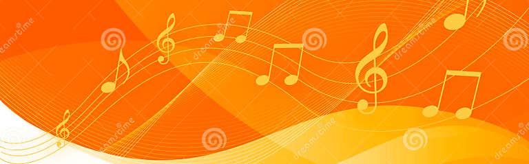 Music notes header stock illustration. Illustration of notes - 12542612