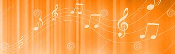 Music notes header stock illustration. Illustration of flat - 12542676