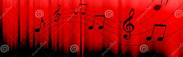 Music notes header stock illustration. Illustration of abstract - 16901241