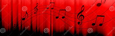 Music notes header stock illustration. Illustration of abstract - 16901241