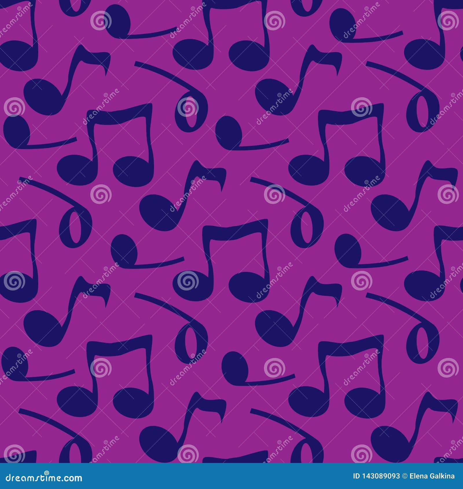 Music notes pattern stock illustration. Illustration of print - 143089093