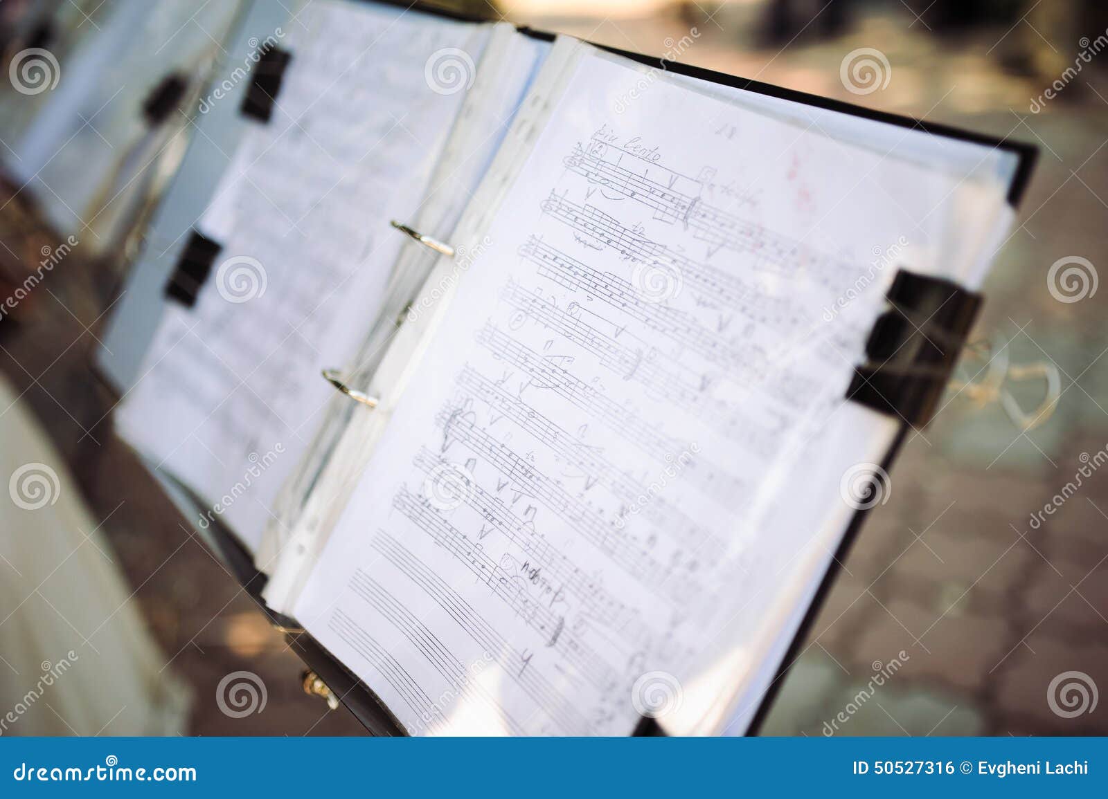 Music notes stock photo. Image of notes, page, paper - 50527316