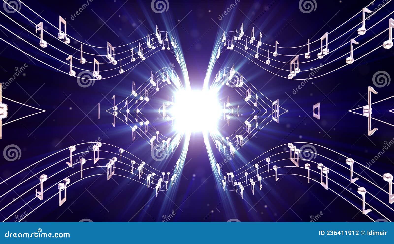 Music Notes Loop Animation 4K Ultra HD Stock Footage - Video of note ...