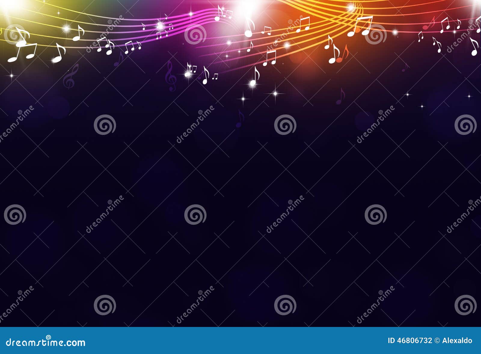 Music Notes Party Background Stock Photo | CartoonDealer.com #46806732