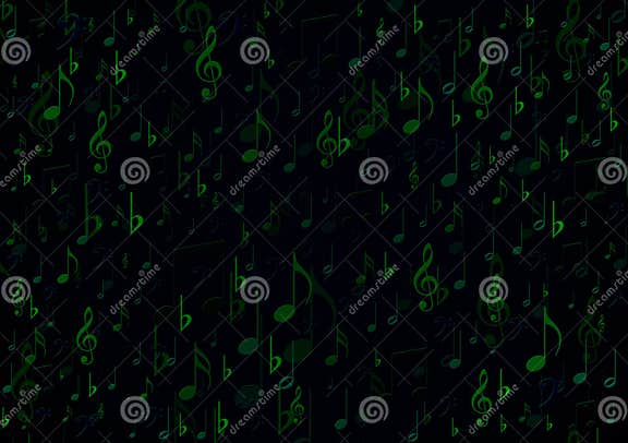 Music Notes Random Pattern Background for Wallpapers Stock Photo ...