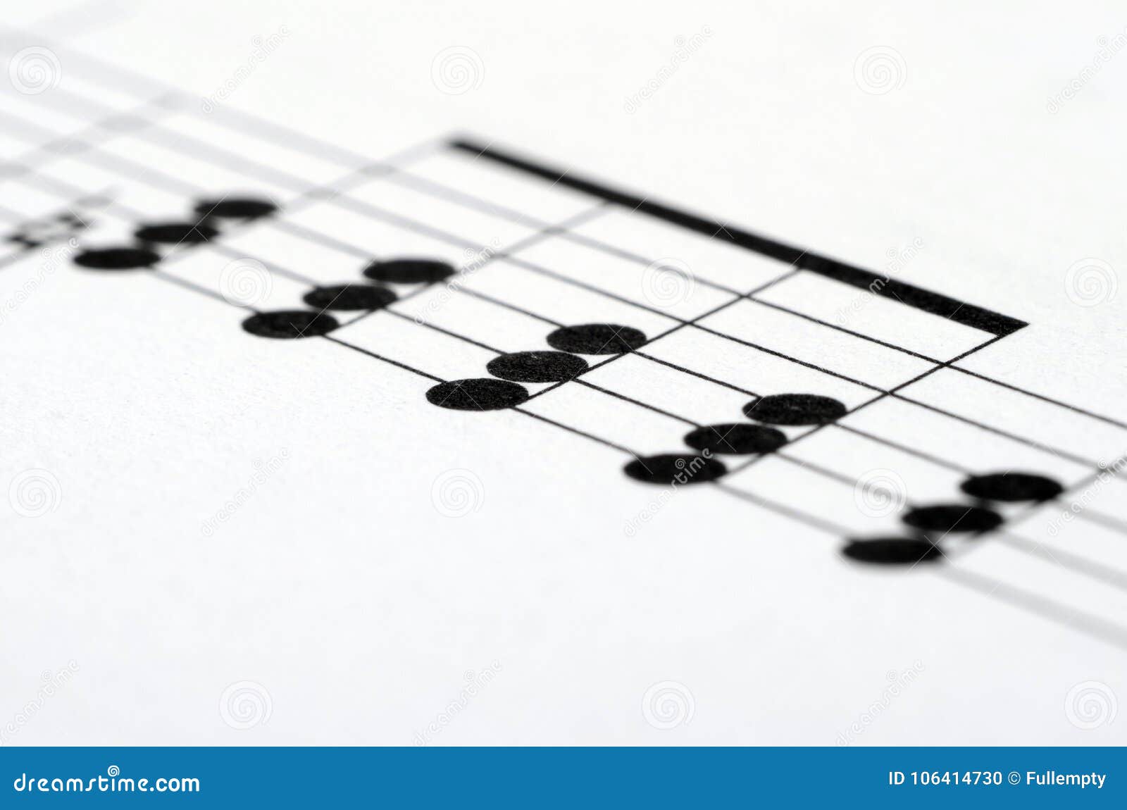 Music Notes Score Background Stock Photo - Image of score, black: 106414730