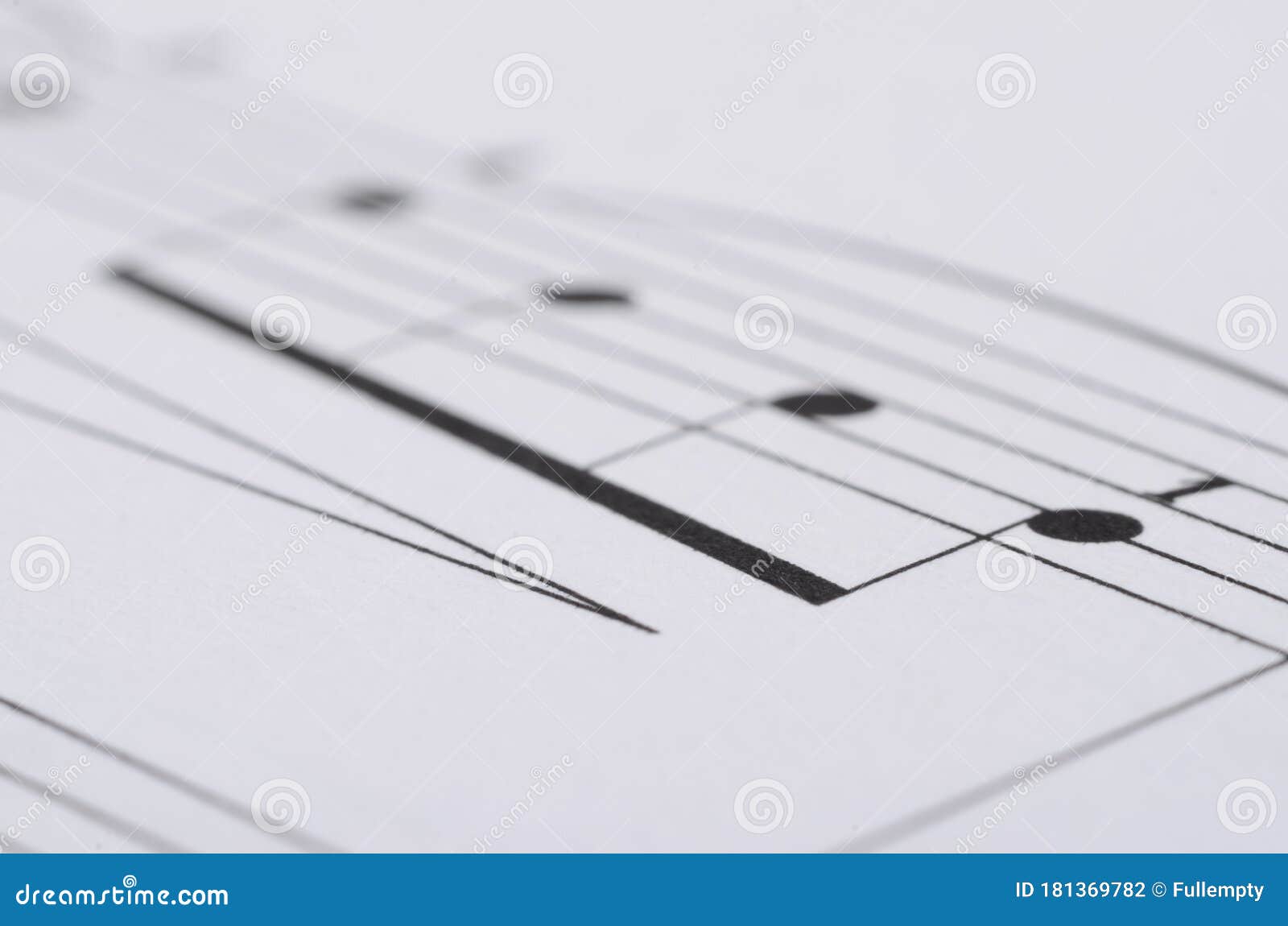 Music Notes Score Background Stock Photo - Image of music, background ...