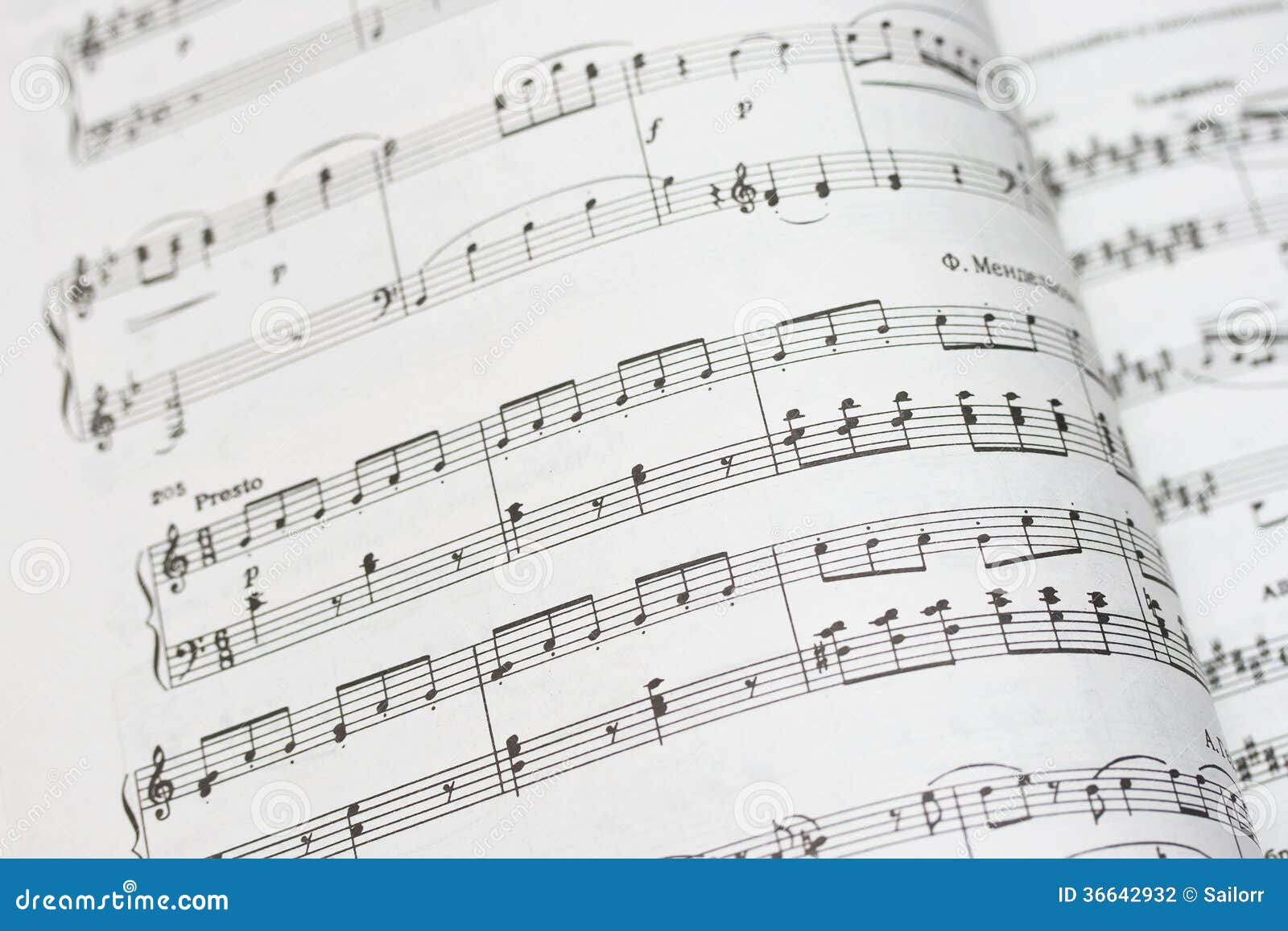 Music notes stock photo. Image of sound, paper, abstract - 36642932