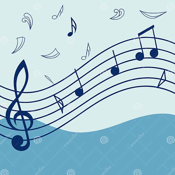 Music Notes on a Soft Gradient Background: Harmony in Visual Design ...