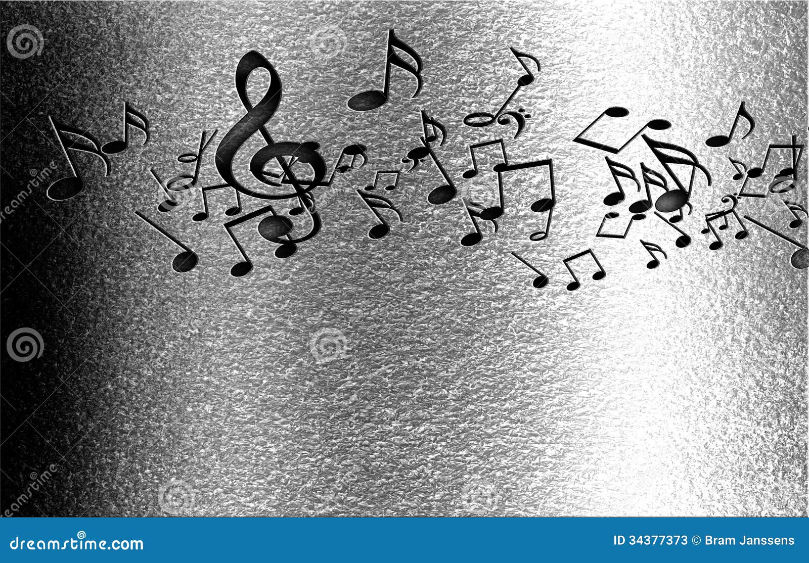 Music notes stock illustration. Illustration of melody - 34377373