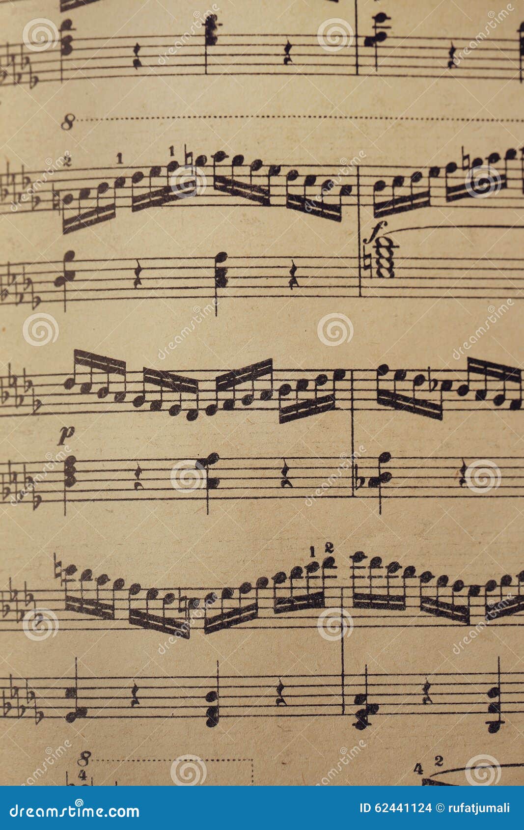 Music notes stock photo. Image of musical, retro, vintage - 62441124