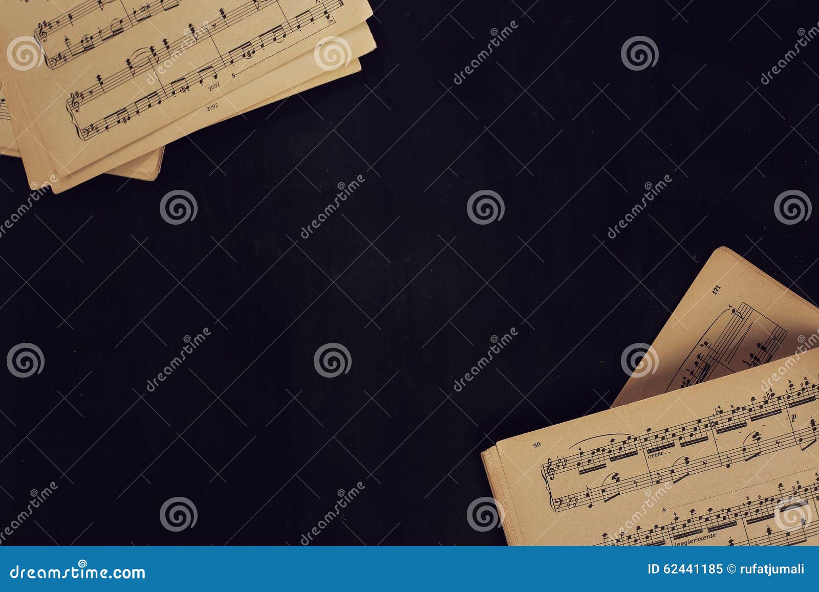 Music notes stock image. Image of sonata, clef, melody - 62441185