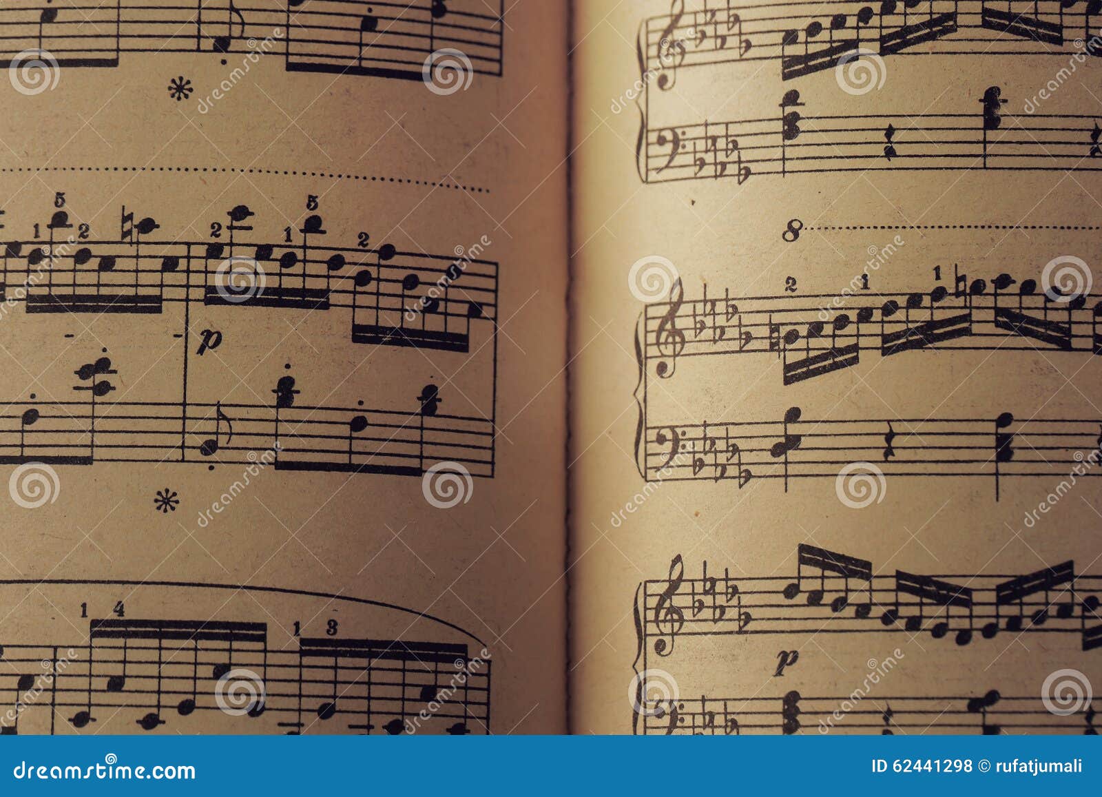 Music notes stock photo. Image of composer, orchestral - 62441298