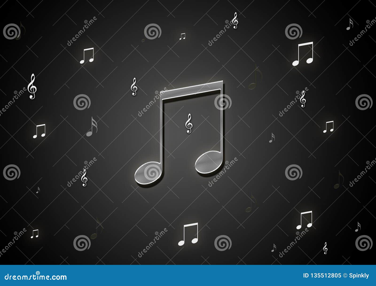 Music Notes Textured Background Wallpaper Stock Illustration ...