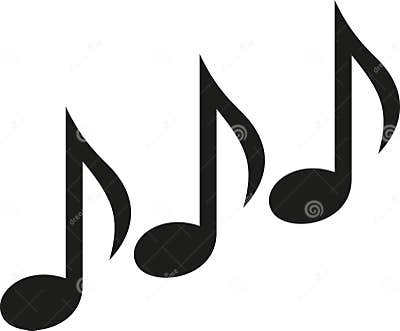 Music notes triple stock vector. Illustration of clef - 107181148