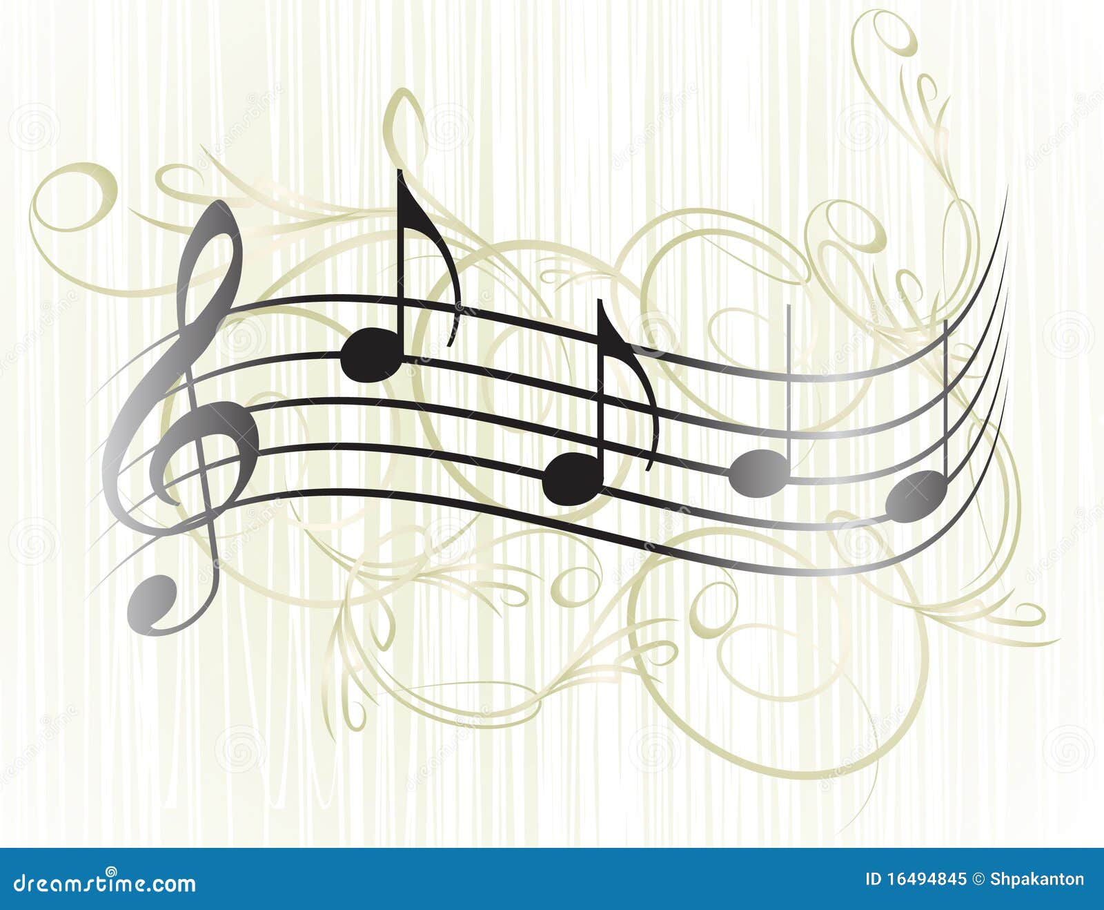 Music Notes for Your Design. Stock Vector - Illustration of sheet ...