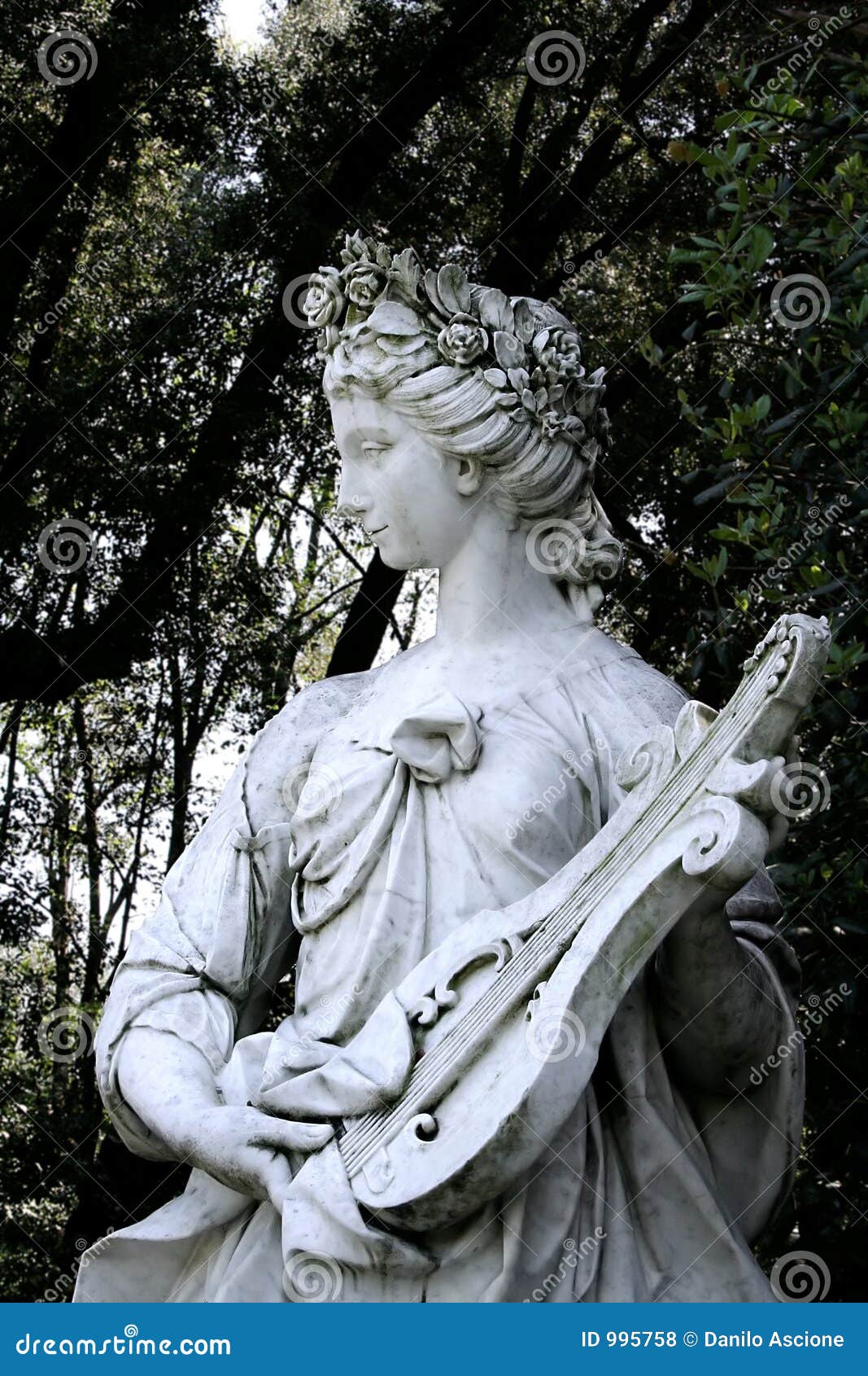 Music Nymph s Statue stock photo. Image of roman, classic - 995758