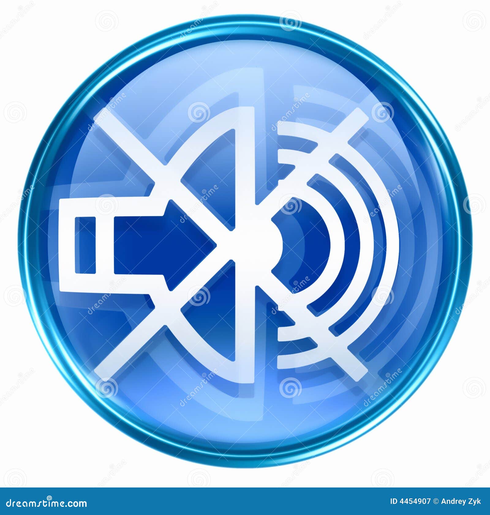 Music off icon blue stock illustration. Illustration of device - 4454907