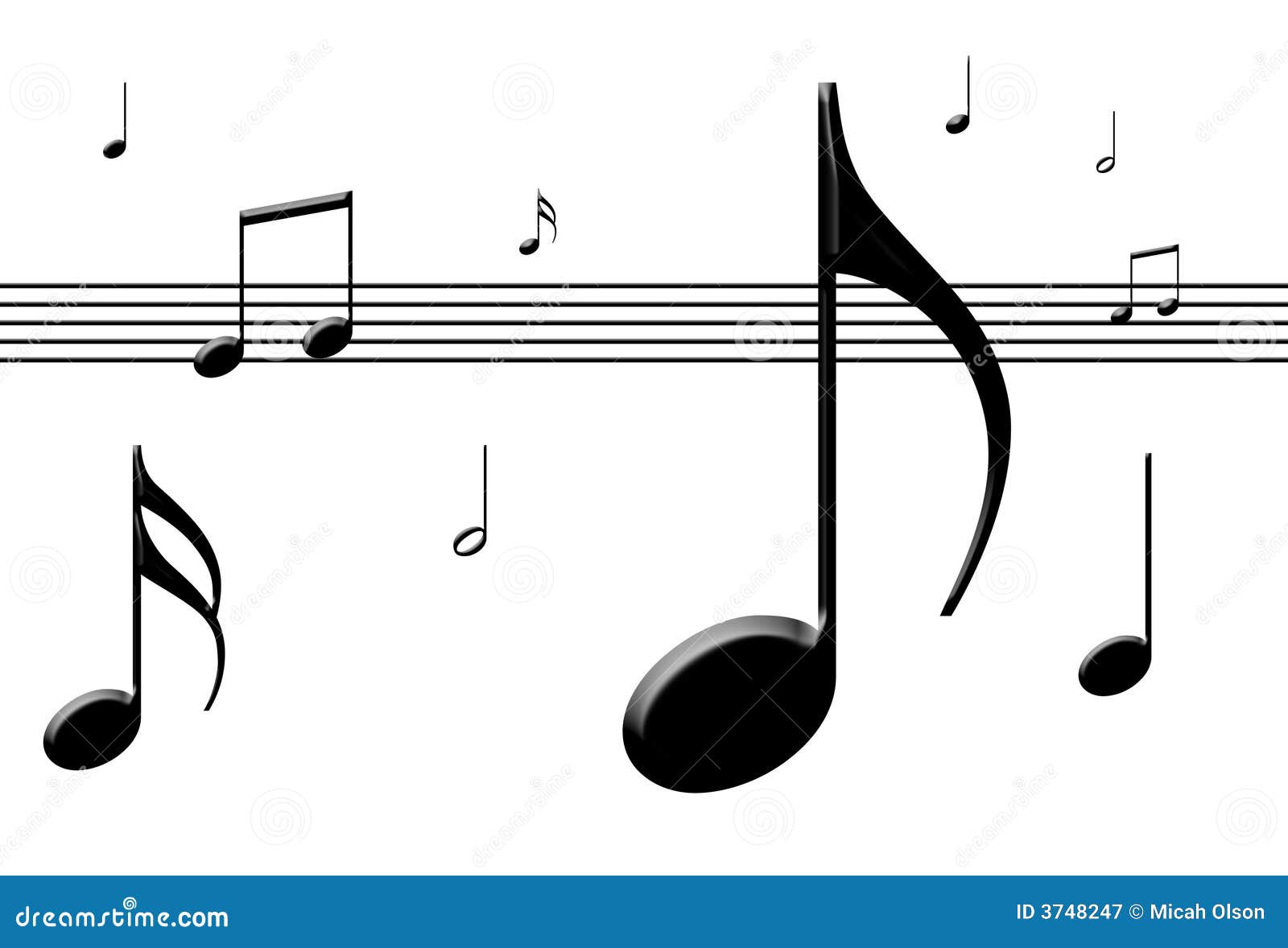 Music Off the Sheet stock illustration. Illustration of large - 3748247