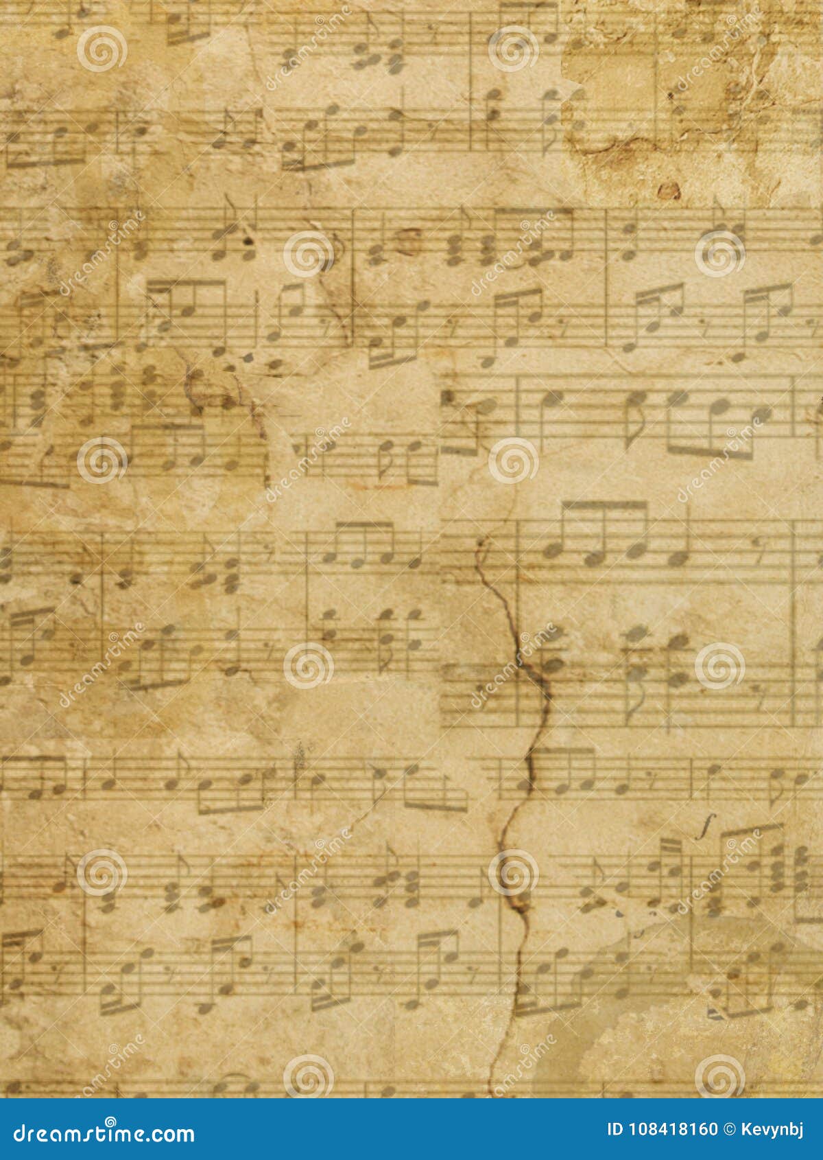 Music Parchment Paper Grunge Stock Photo - Image of antique, music ...