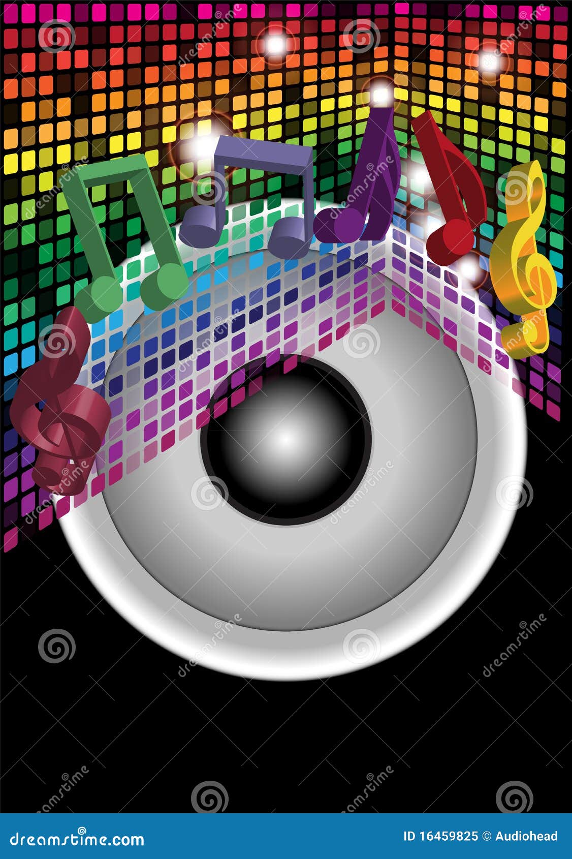 Music Party Background stock vector. Illustration of flare - 16459825