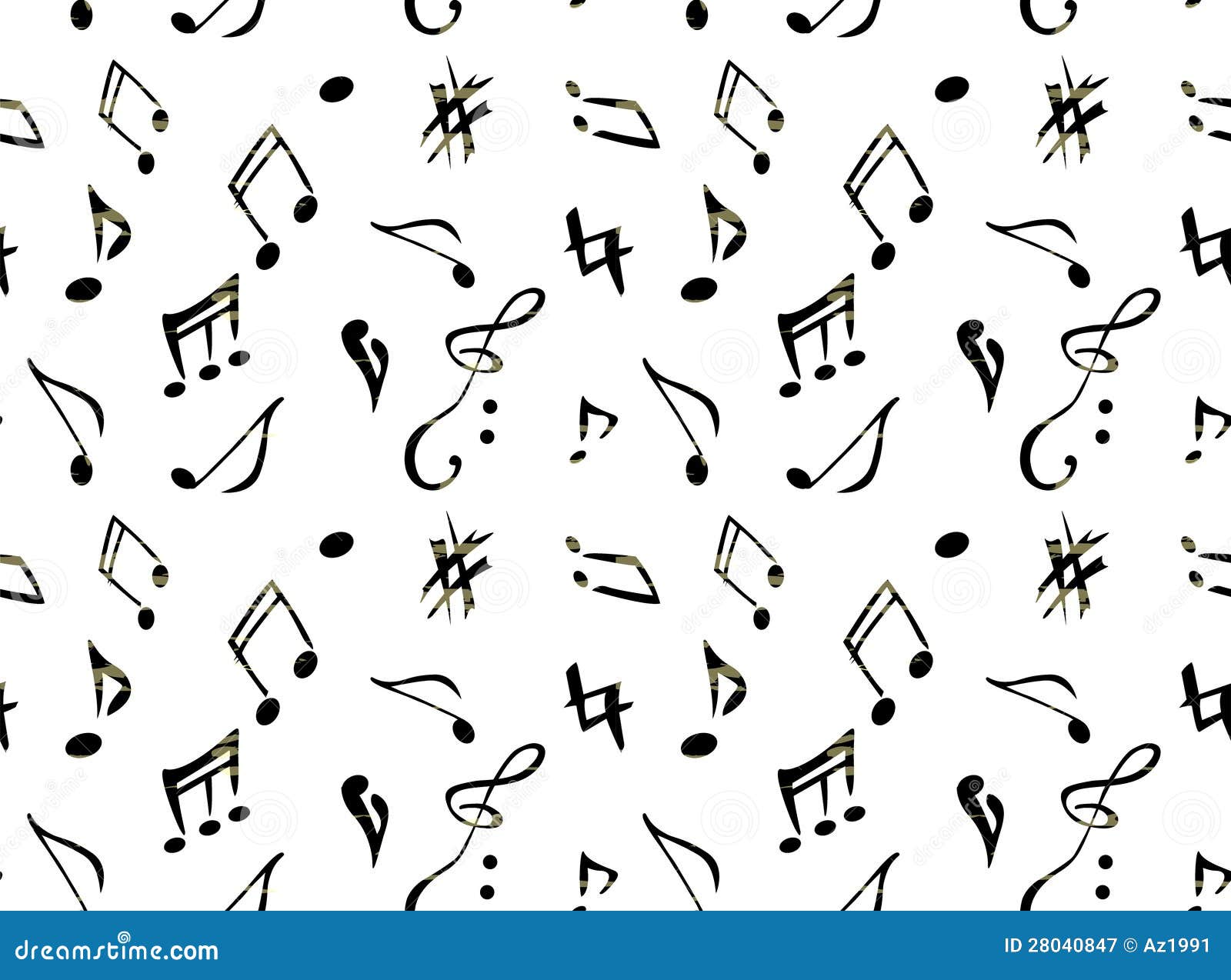 Music patterns stock illustration. Illustration of melody - 28040847