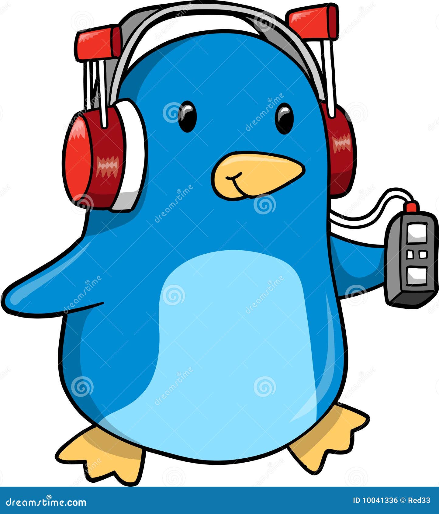 Music Penguin Vector Illustration Stock Vector - Illustration of vector ...
