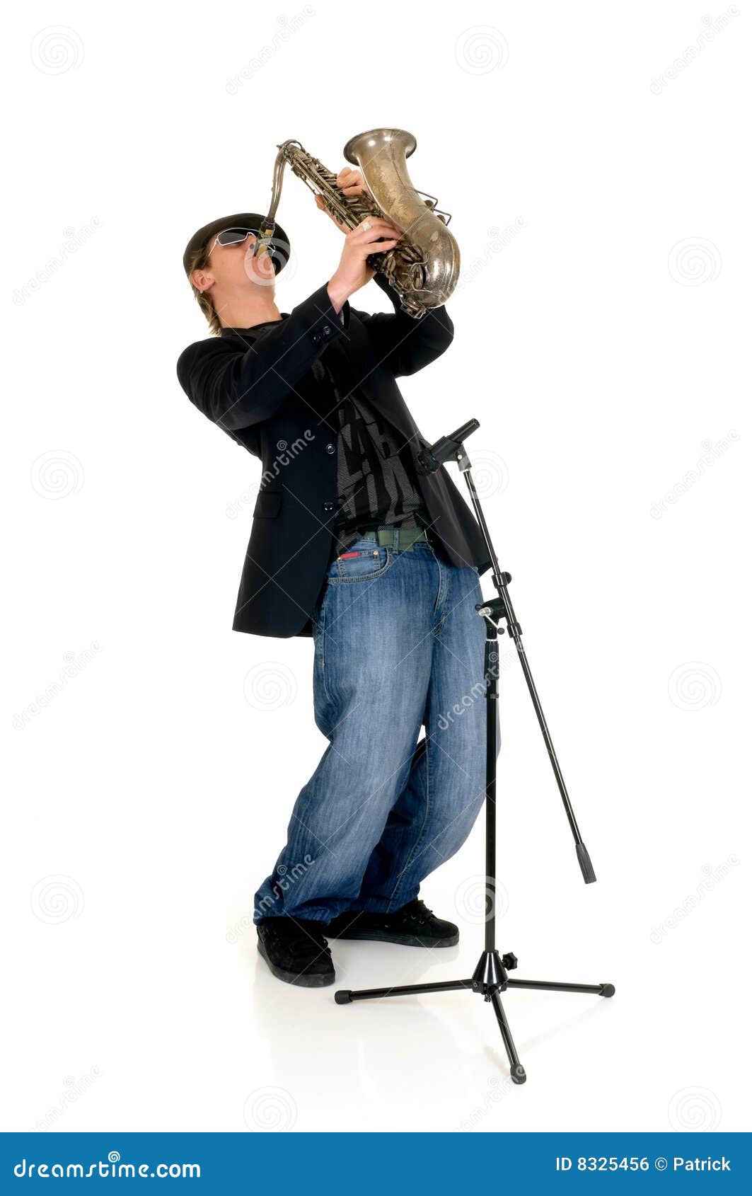 Music performer, saxophone stock photo. Image of performer - 8325456
