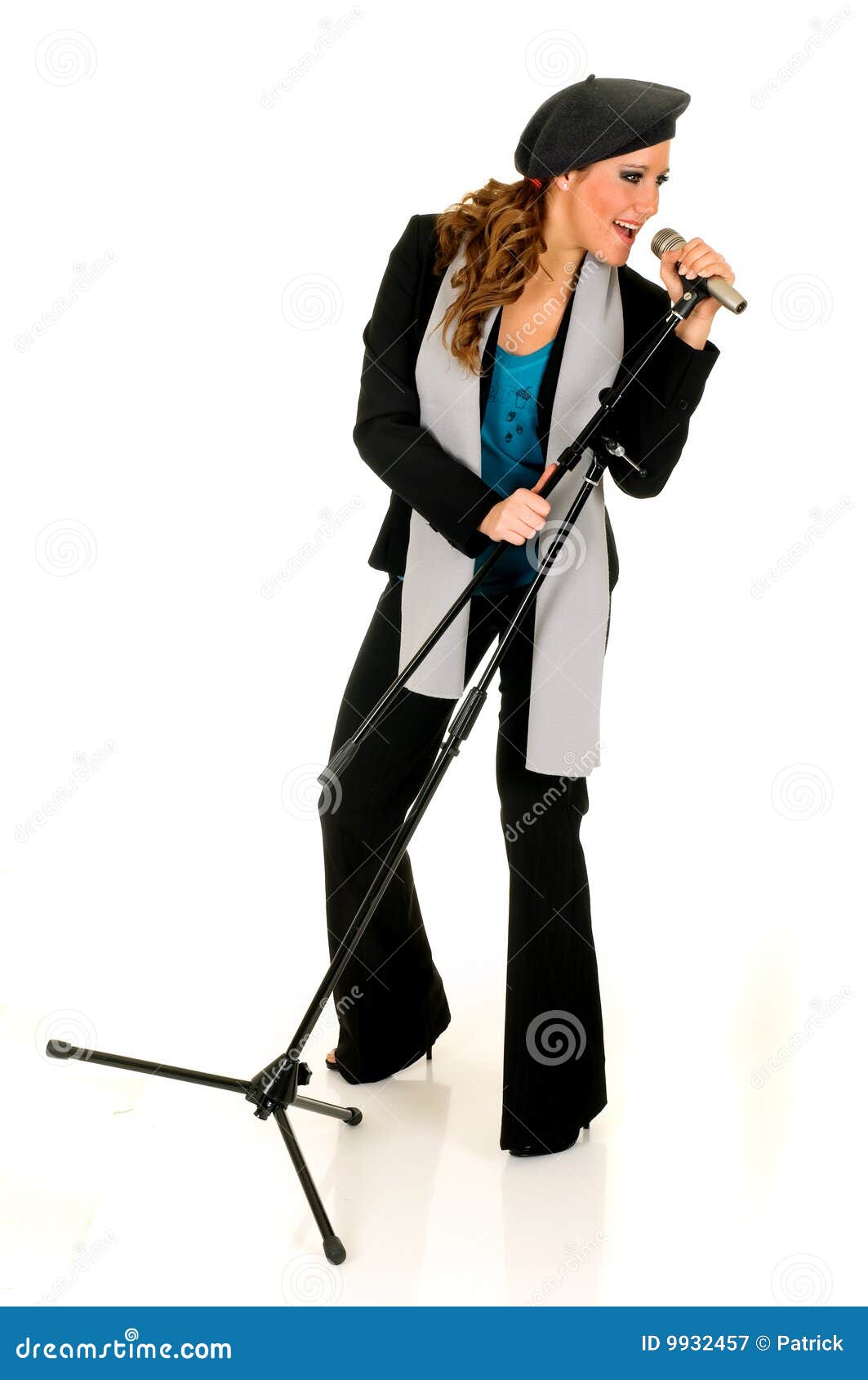 Music performer, singer stock image. Image of artist, performing - 9932457