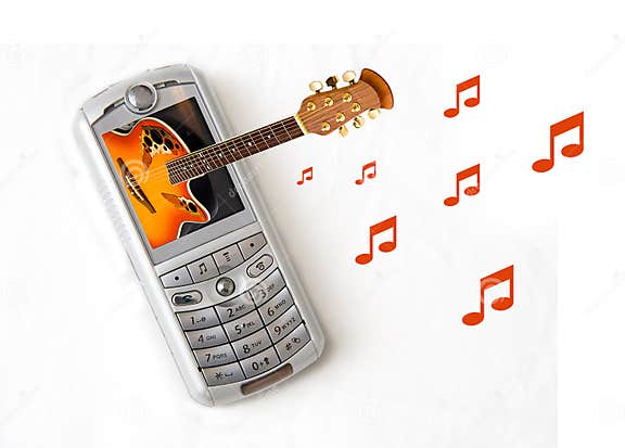 Music Phone stock image. Image of hear, communication - 4595377