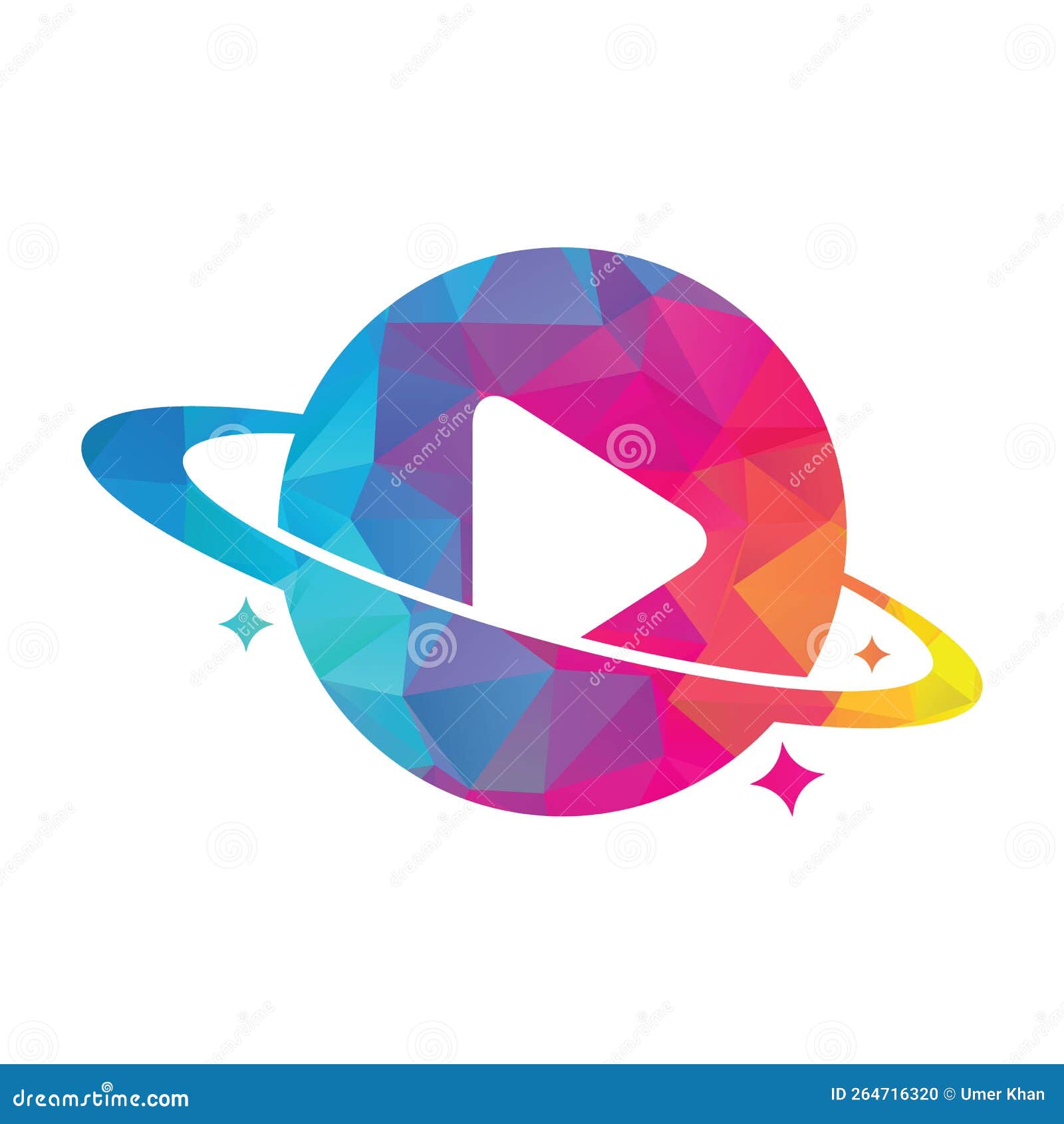 Music Planet Logo Design Concept. Stock Vector - Illustration of ...