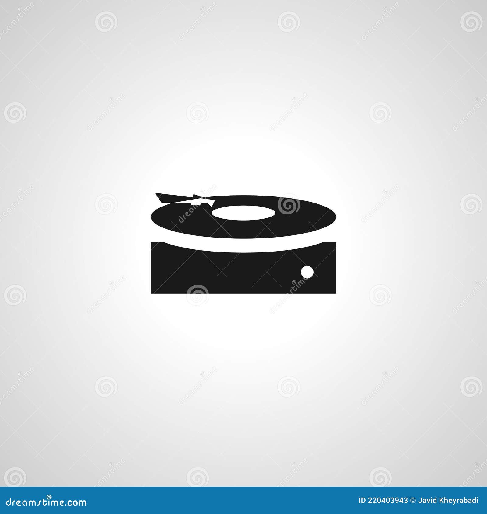Music Plate Vinyl Isolated Icon. Music Plate Vinyl Vector Isolated Icon ...