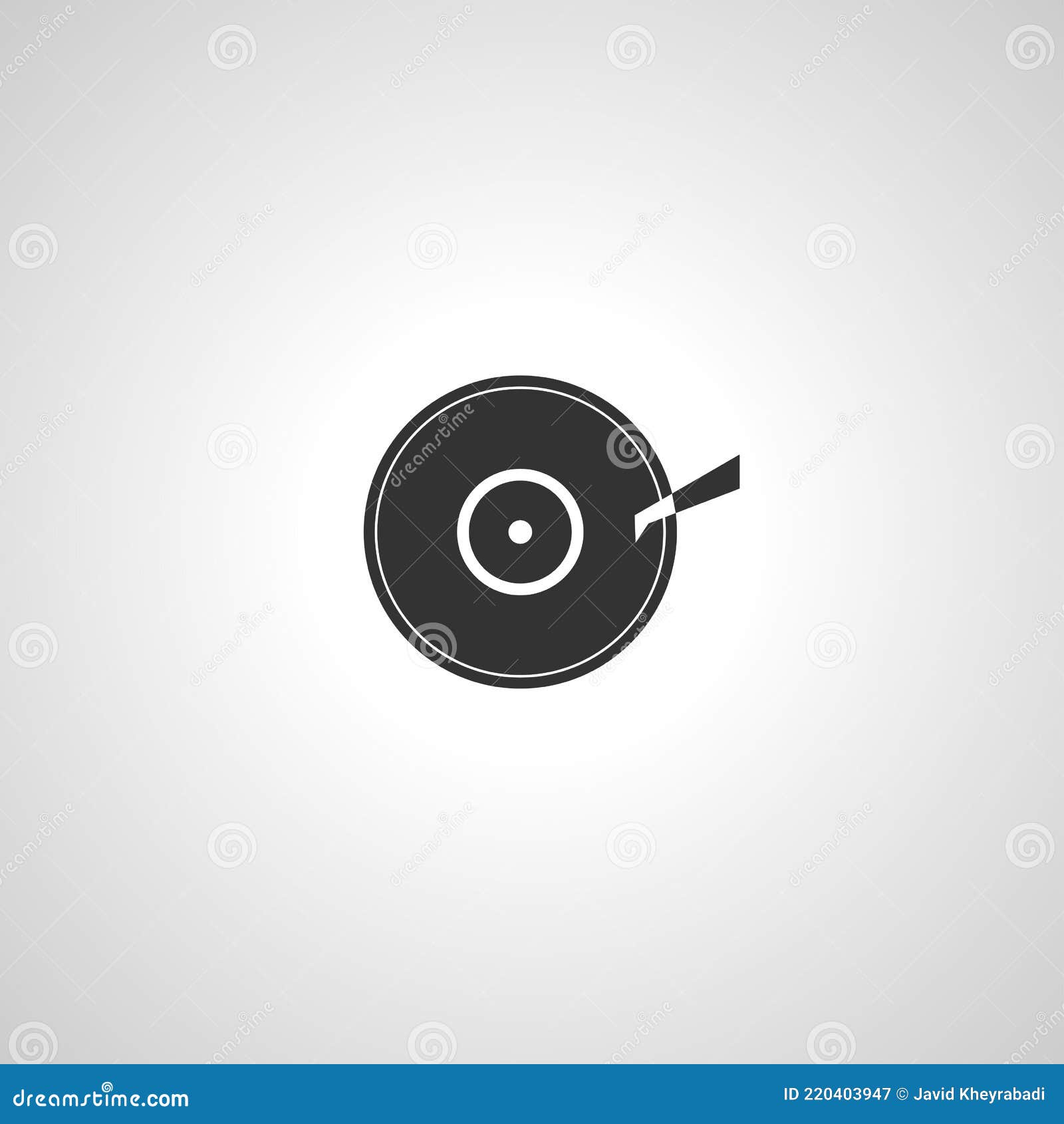 Music Plate Vinyl Isolated Icon. Music Plate Vinyl Vector Isolated Icon ...