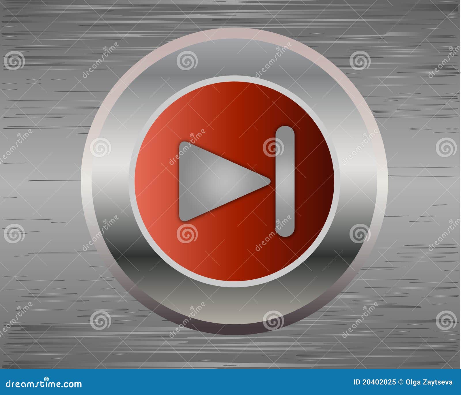 Music play button stock illustration. Illustration of internet - 20402025