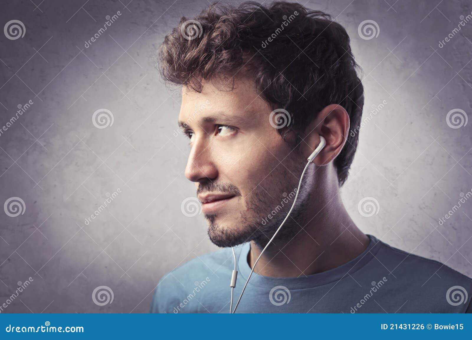 Music player stock photo. Image of music, earphones, young - 21431226
