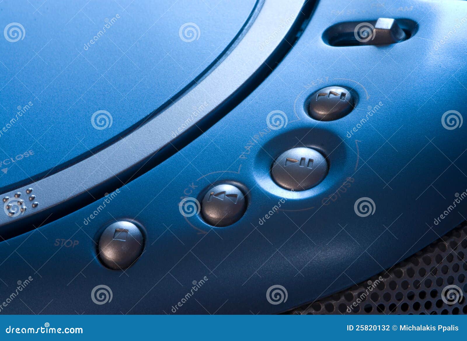 Music player controls stock photo. Image of disc, button - 25820132