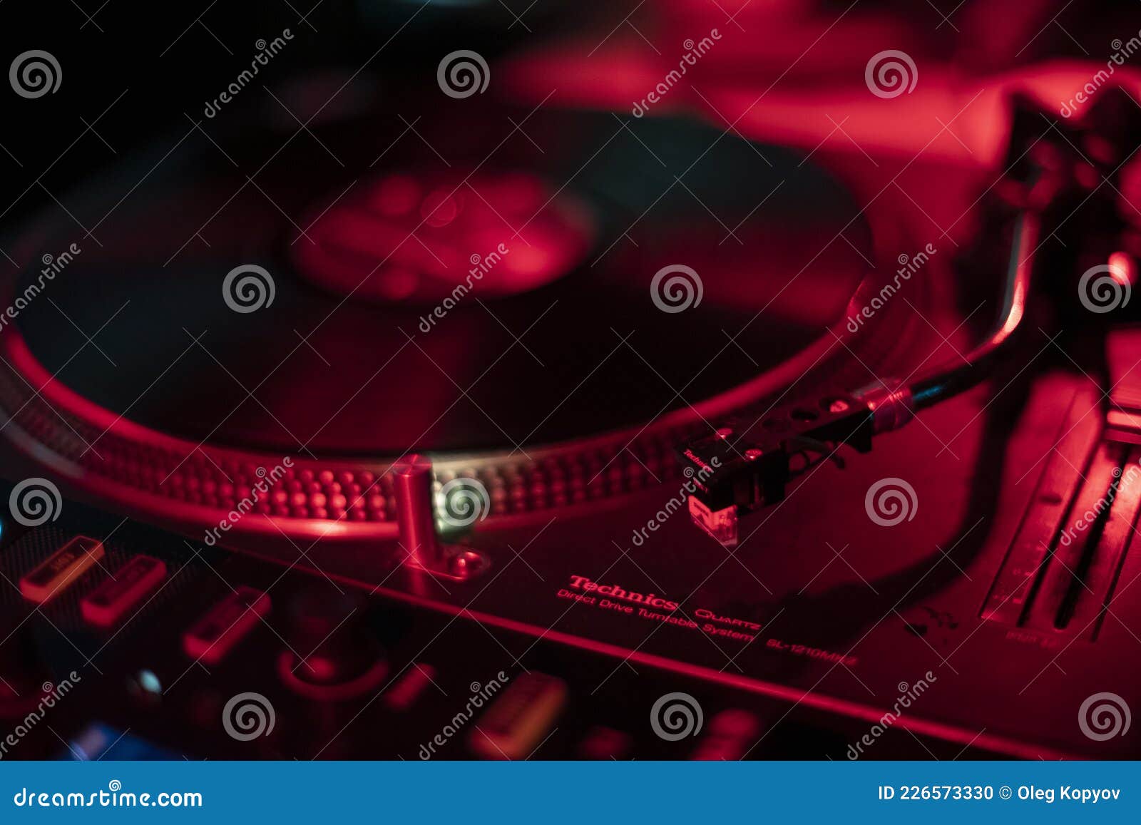 Music player. DJ panel stock photo. Image of panel, party - 226573330