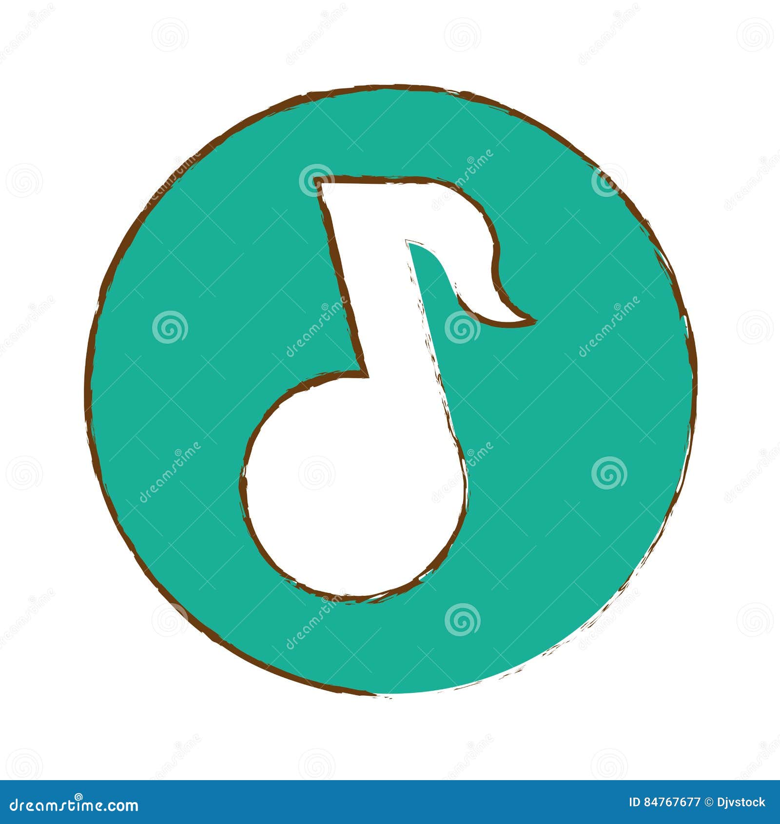 Music Player Thumbnail Icon Image Stock Illustration - Illustration of ...