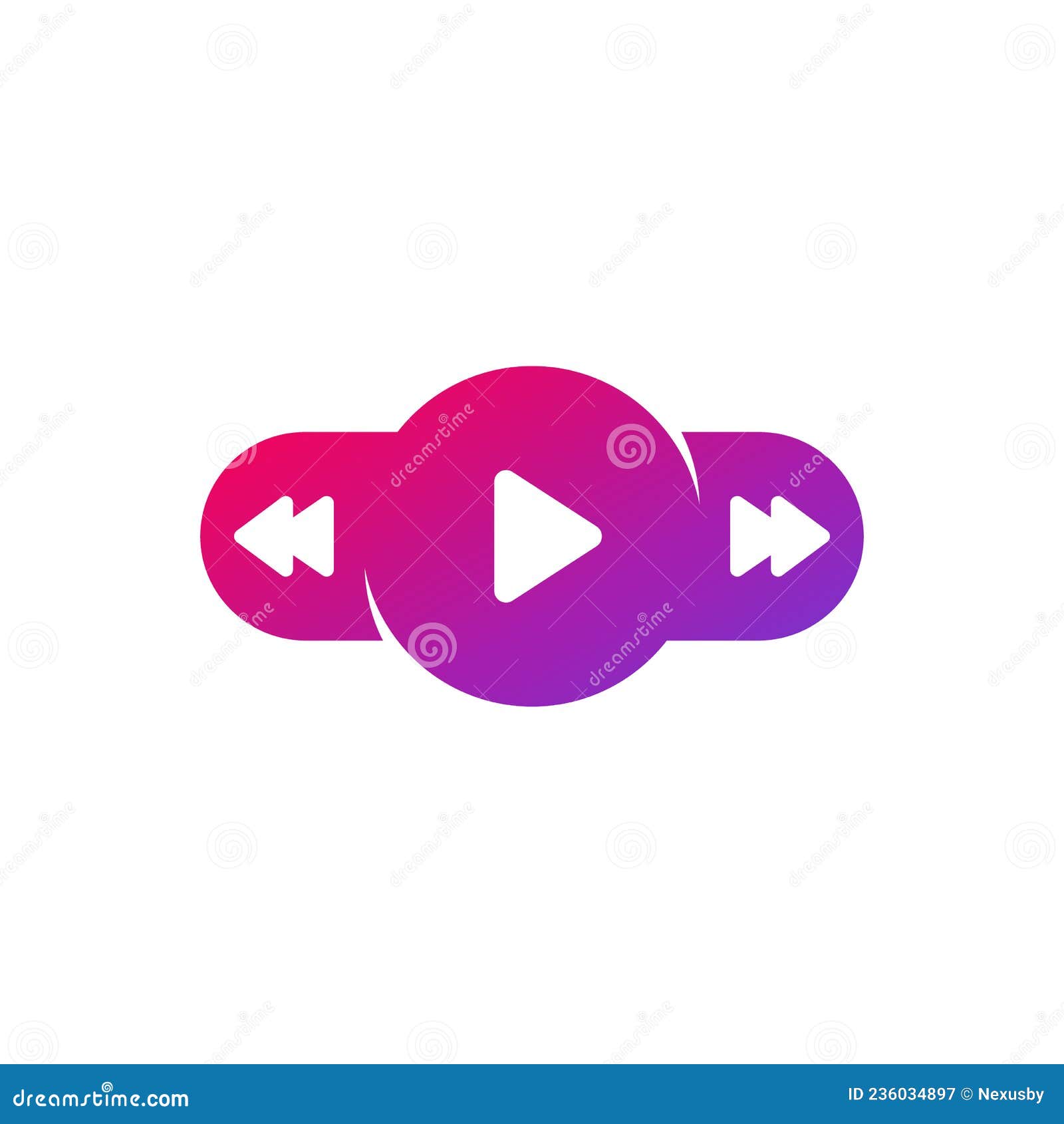 Music Player Vector Icon for Apps and Web Stock Vector - Illustration ...