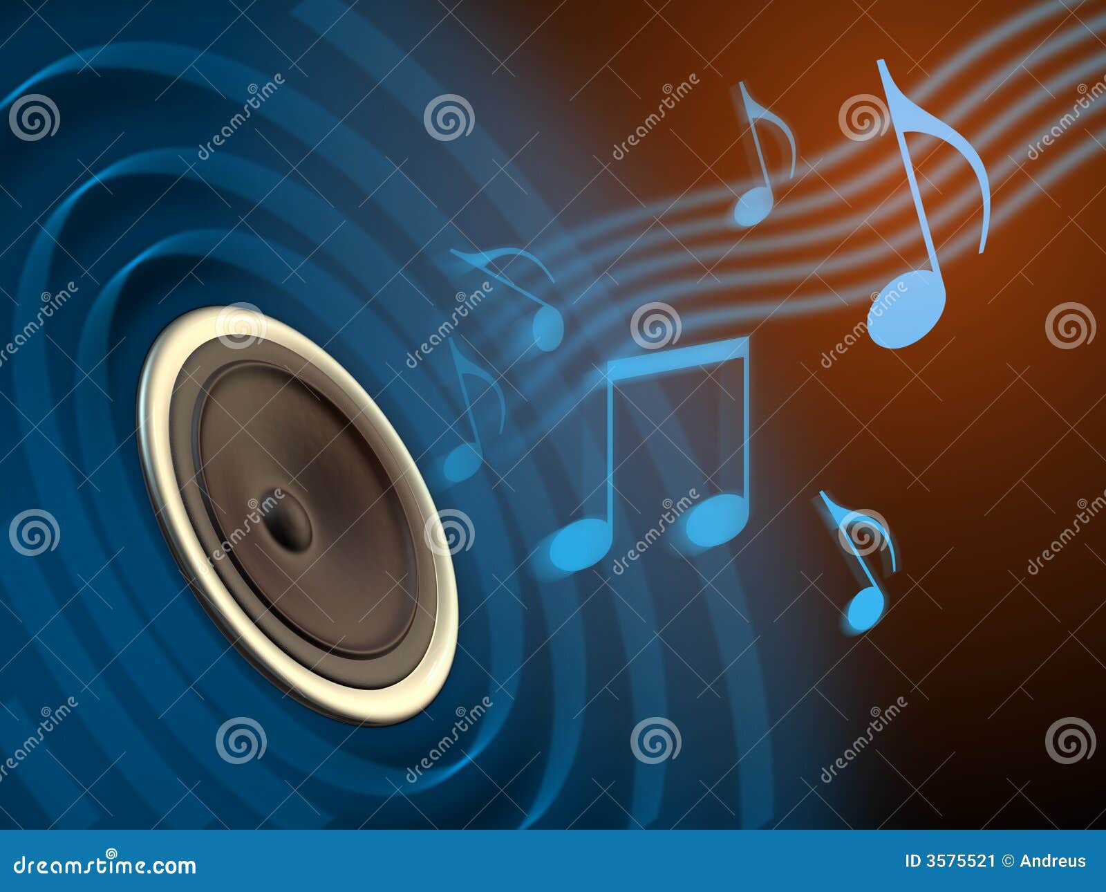 Music playing stock illustration. Illustration of transmission - 3575521